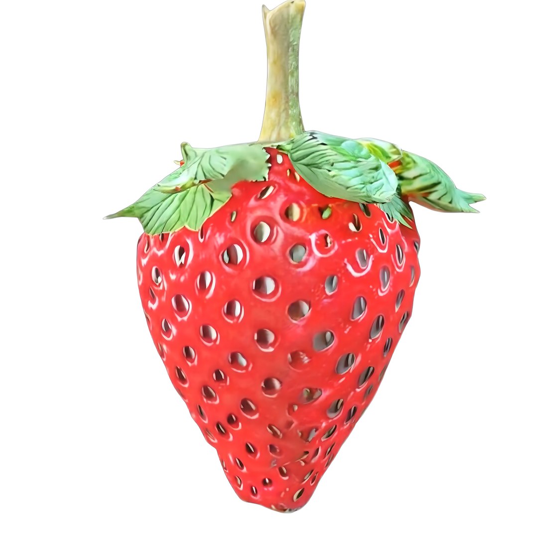 3D Strawberry 3 transparent 3D model 3D model model - TurboSquid 2180977
