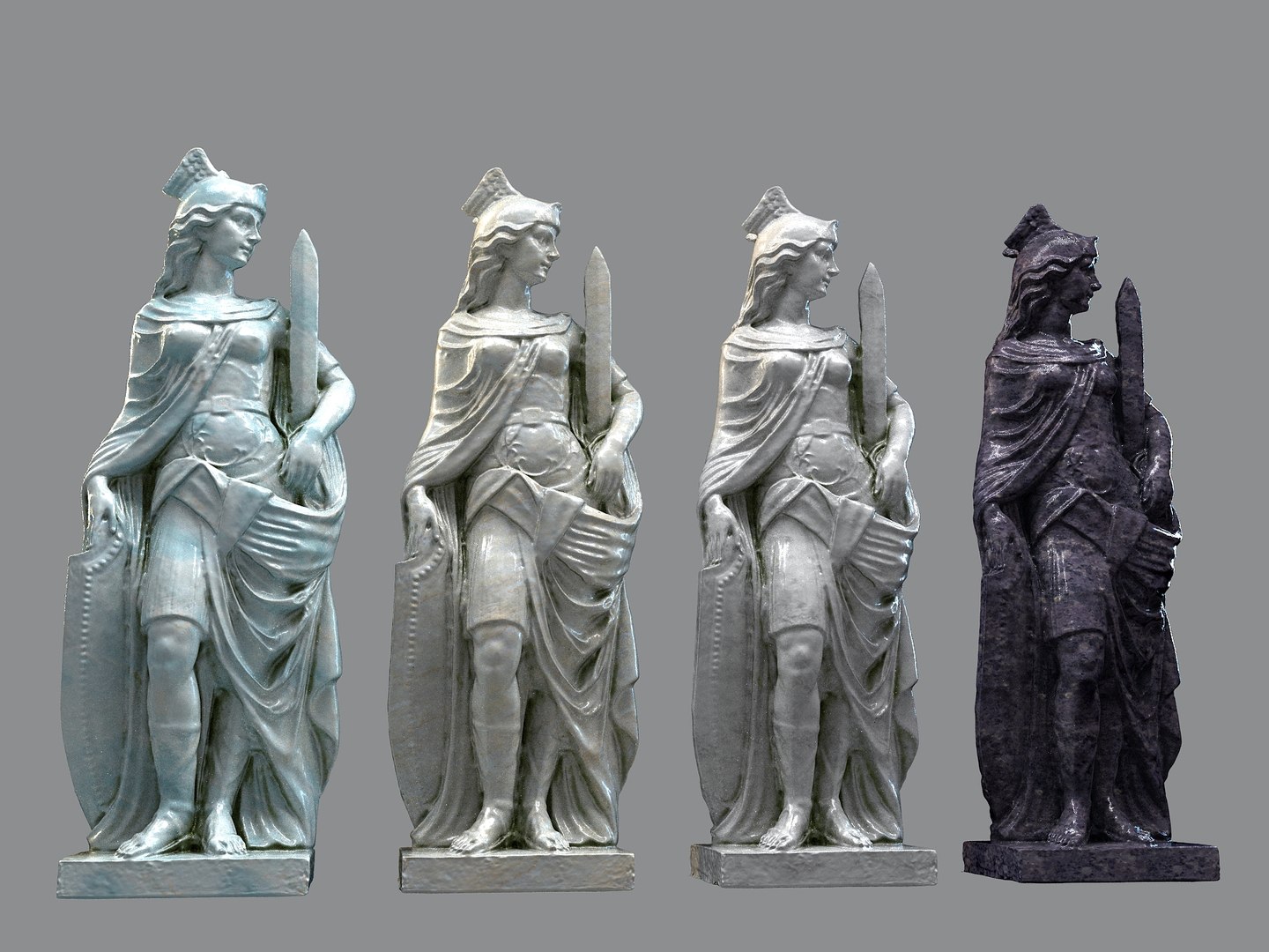 3D Classic Marble Sculpture Model - TurboSquid 1538586