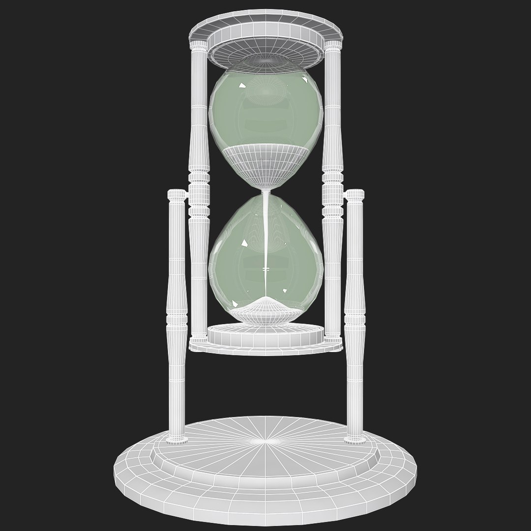 3d Hour Glass Model