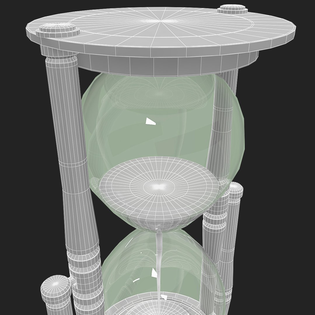 3d hour glass model