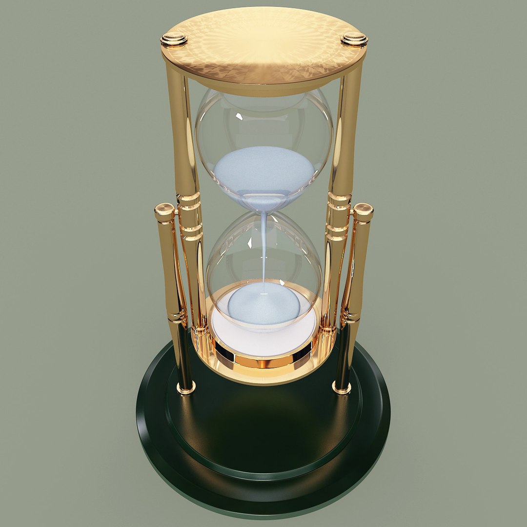 3d Hour Glass Model