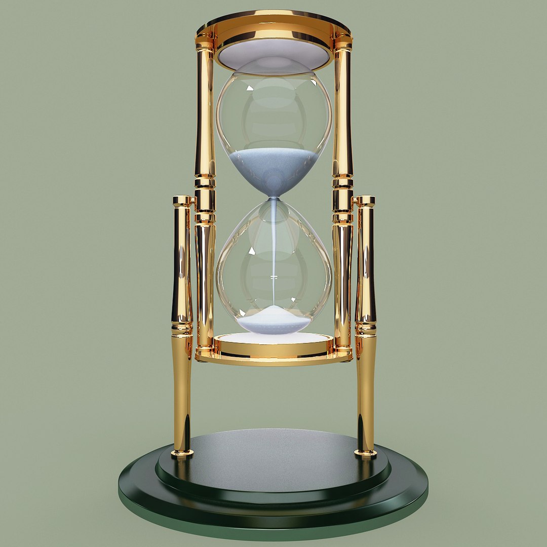 3d Hour Glass Model