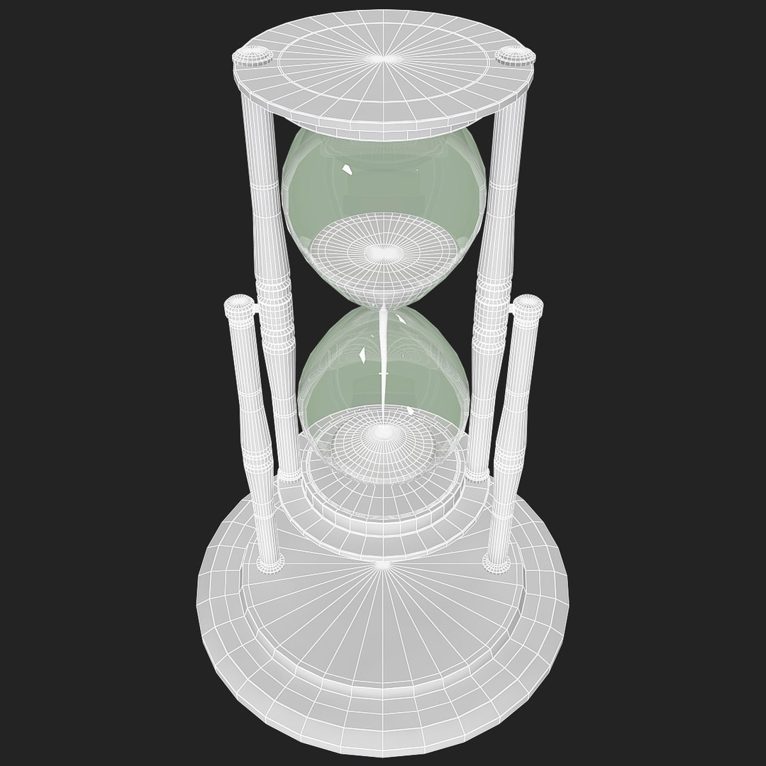 3d Hour Glass Model