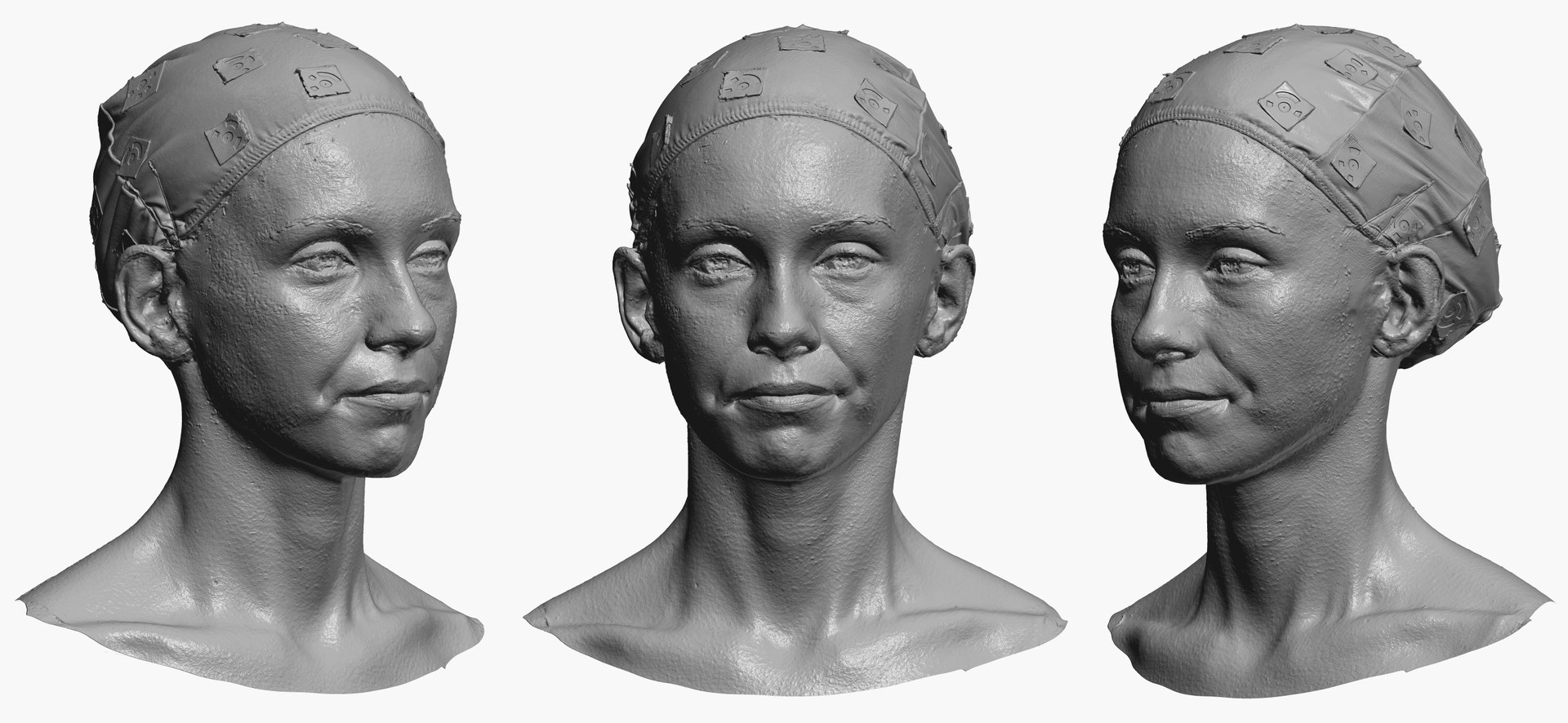 Athena human head outer 3D model - TurboSquid 1665923