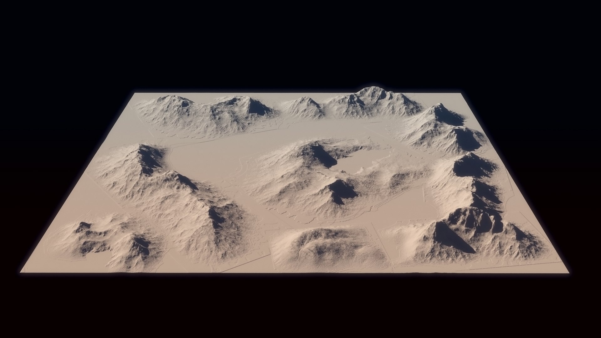 Large Terrain 3D Model - TurboSquid 1460638