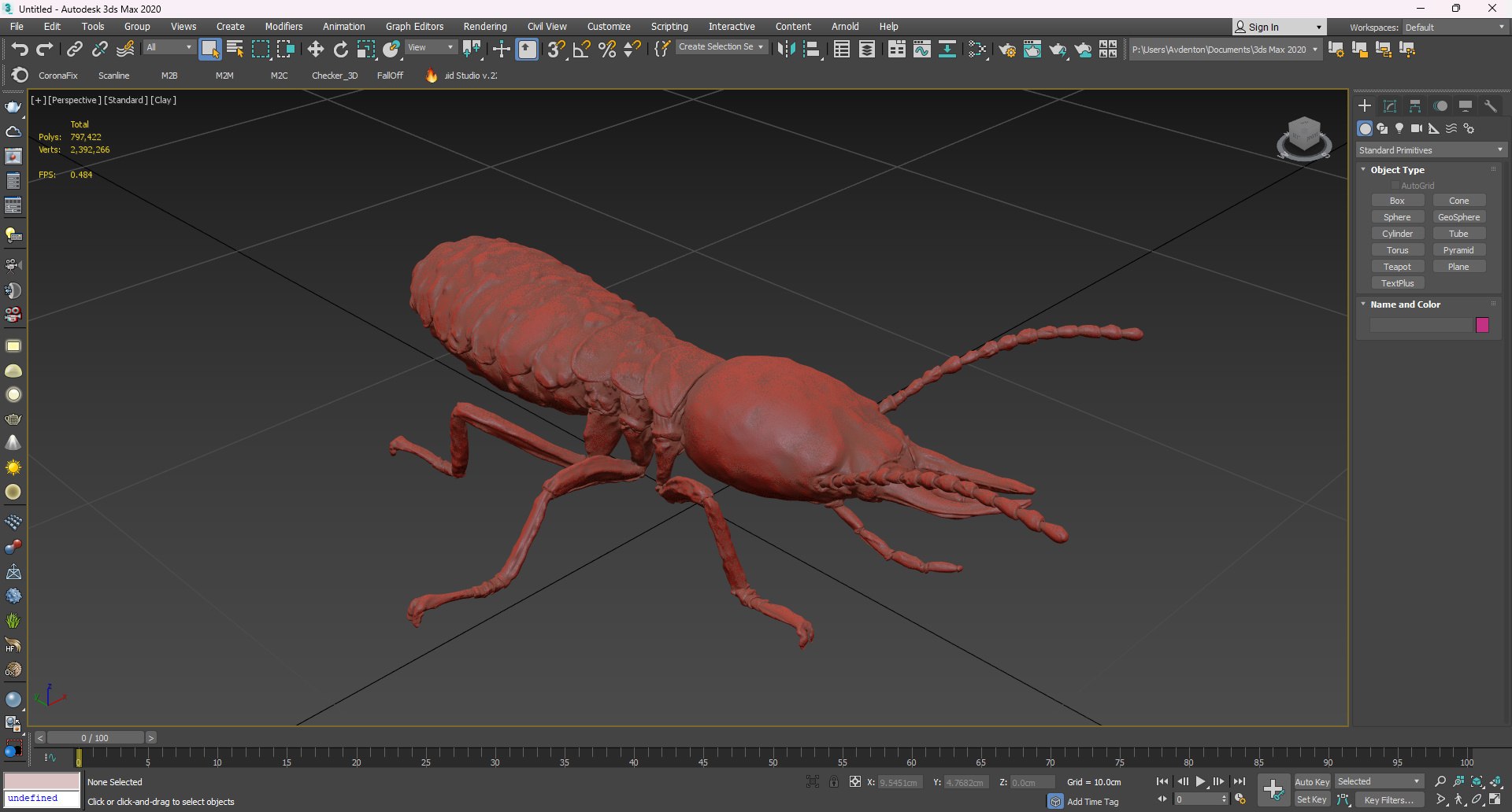 3D Termite In Creeping Pose For 3D Print - TurboSquid 2350657
