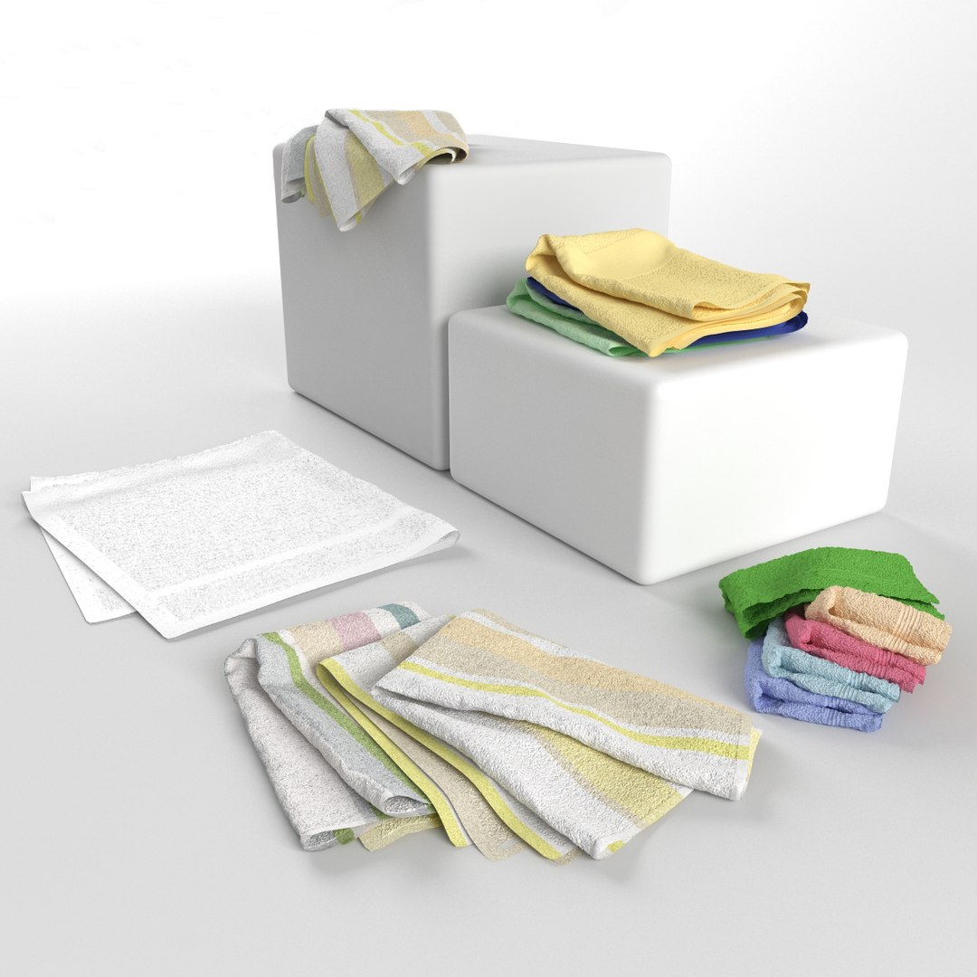 3d Towels Model