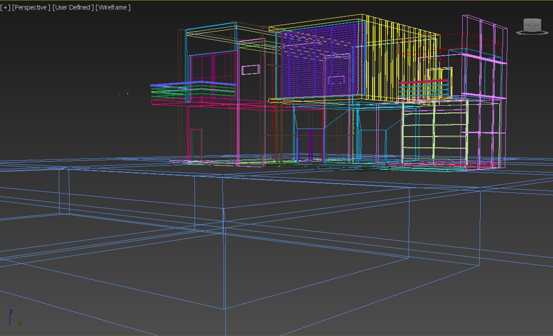Night Luxury House 3D Model - TurboSquid 1250657