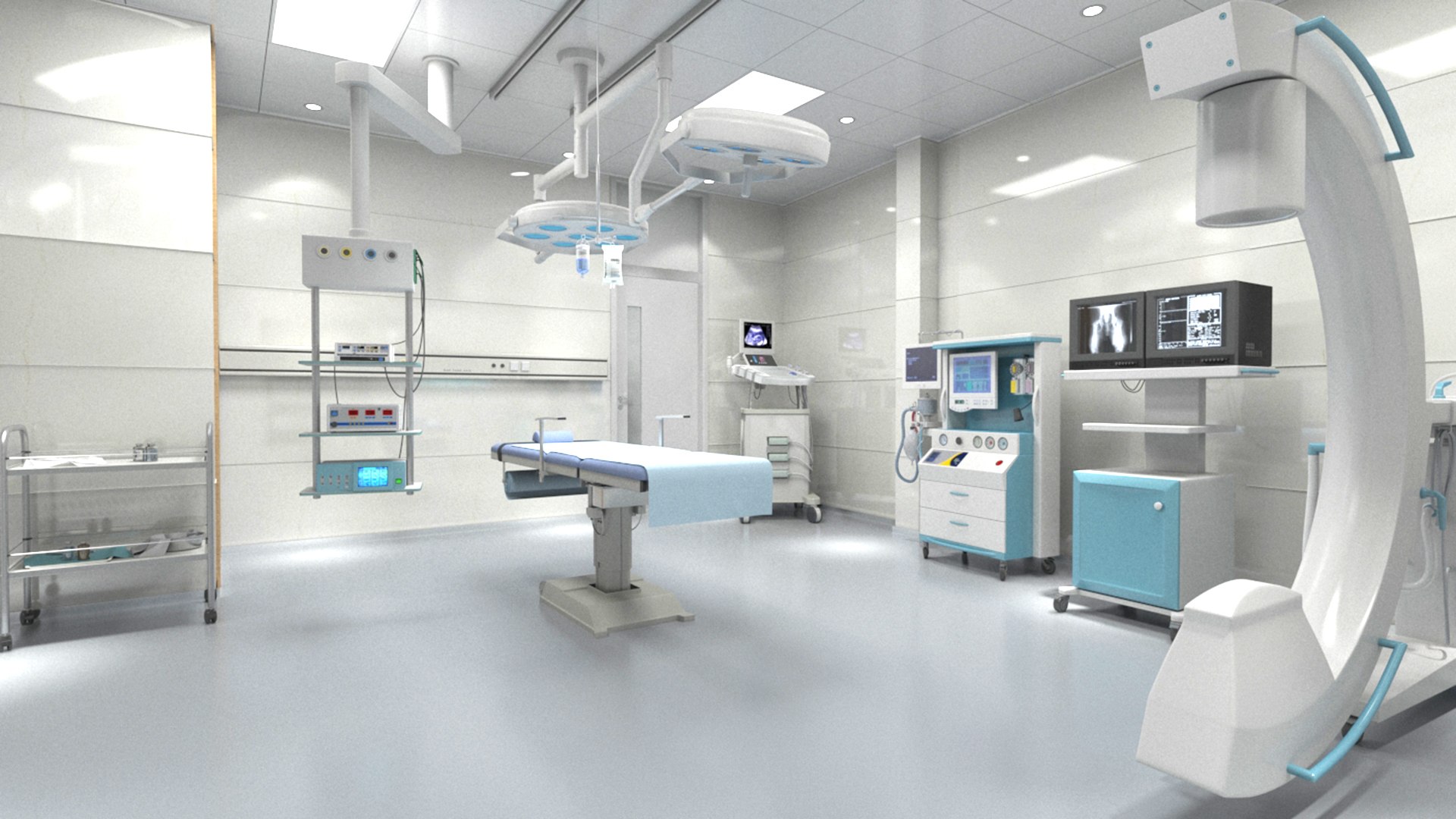Medical Operating Room Model - TurboSquid 2052012
