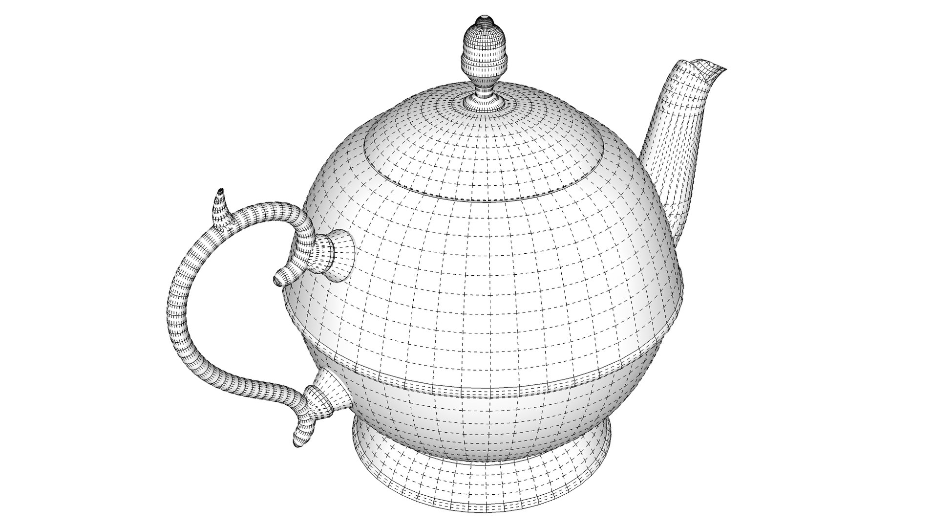 3D Pot Tea Teapot - TurboSquid 1356795