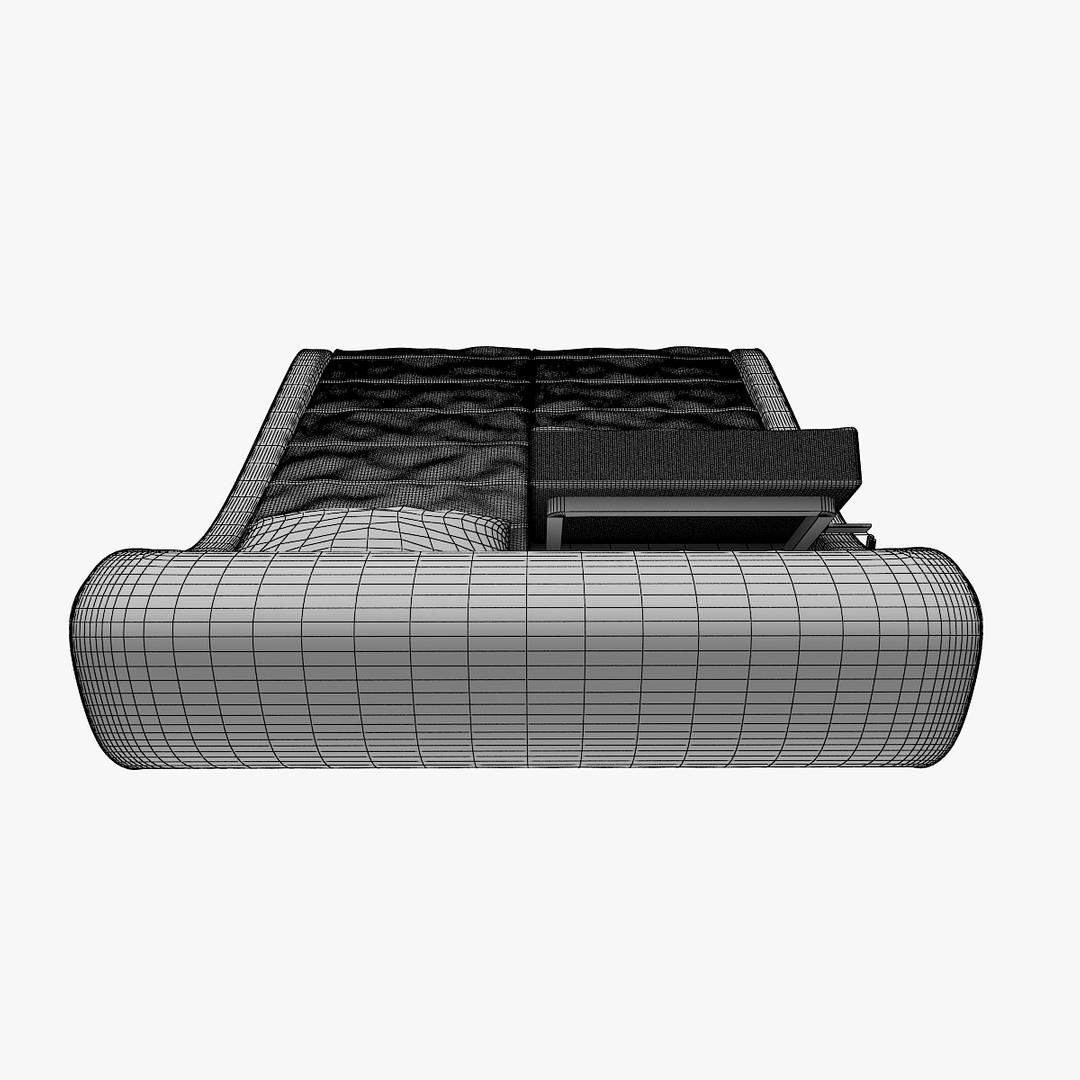 orthopedic relaxing bed 3d model