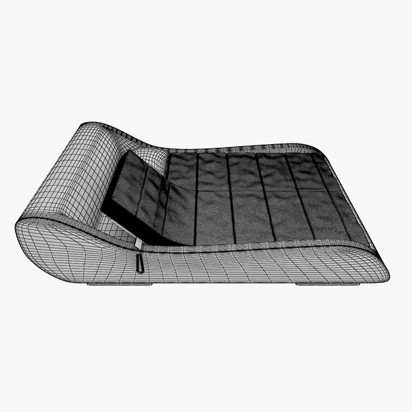orthopedic relaxing bed 3d model