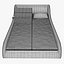 orthopedic relaxing bed 3d model