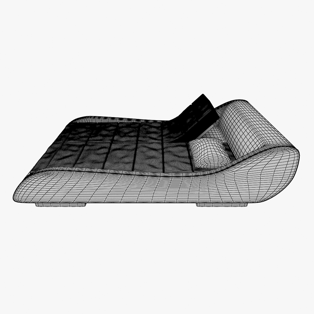 orthopedic relaxing bed 3d model