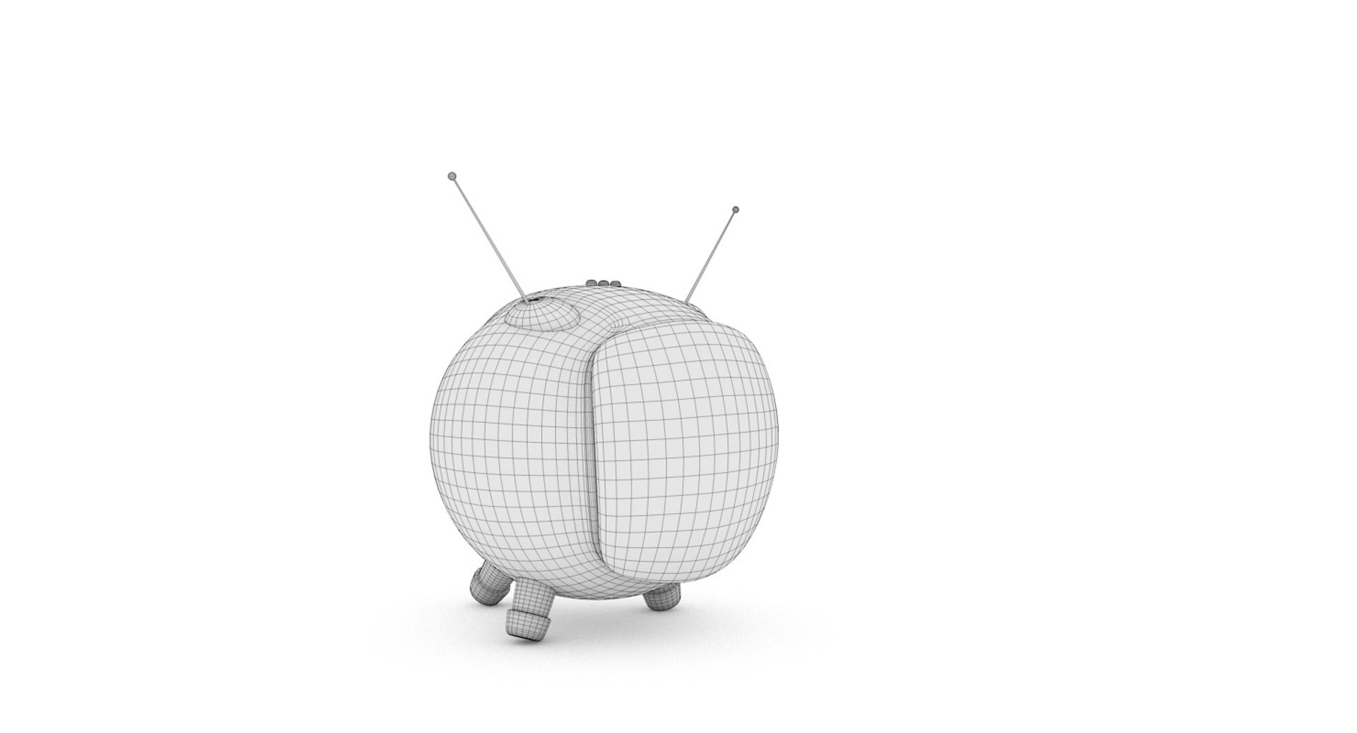 3d Funny Tv Model