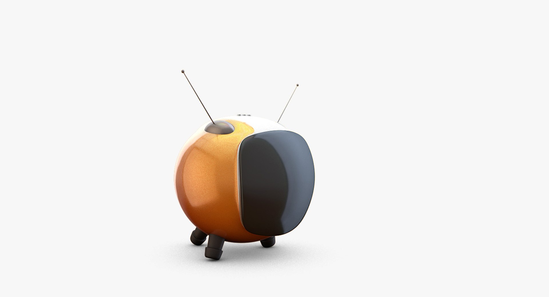 3d Funny Tv Model
