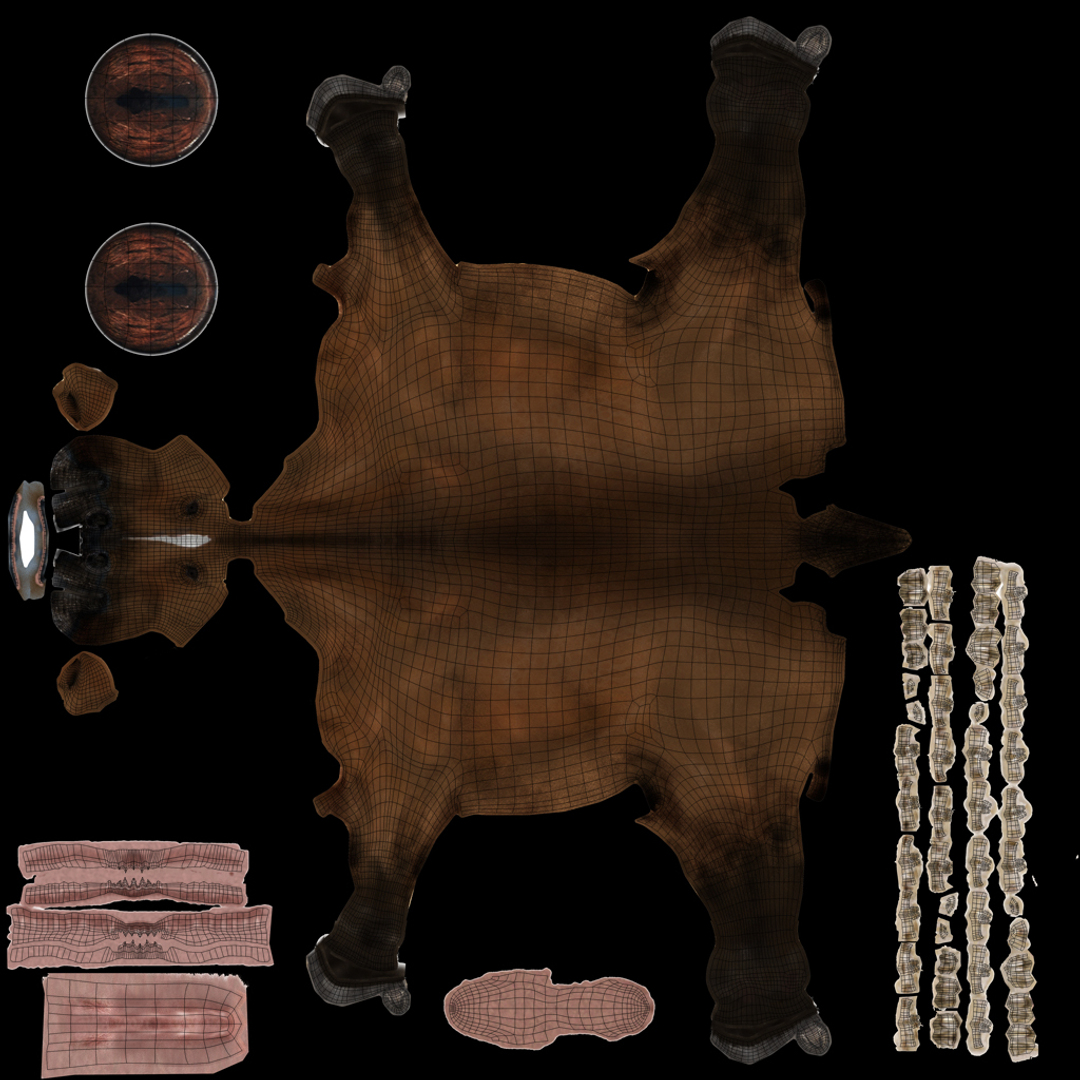 ma horses fur animation