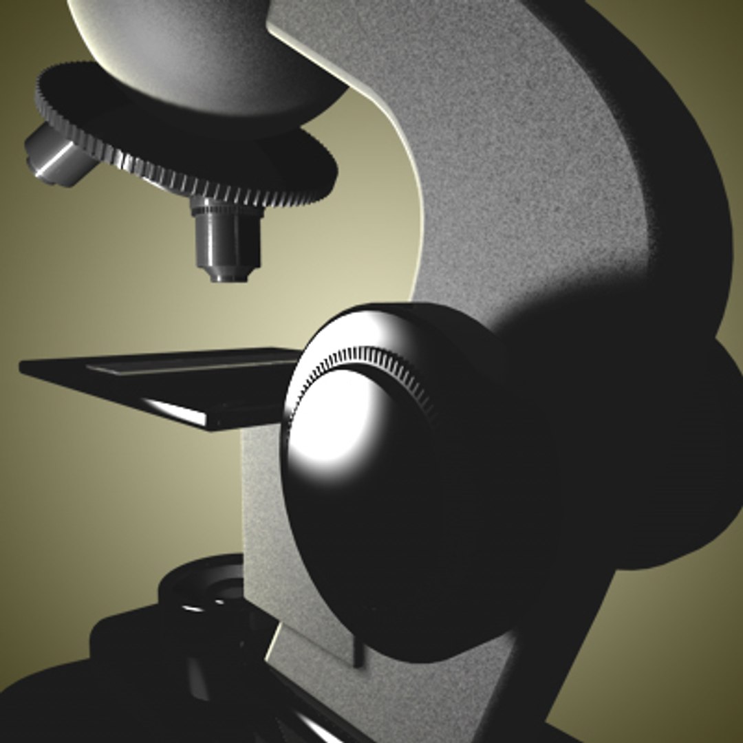 Microscope Retro-looking 3d C4d