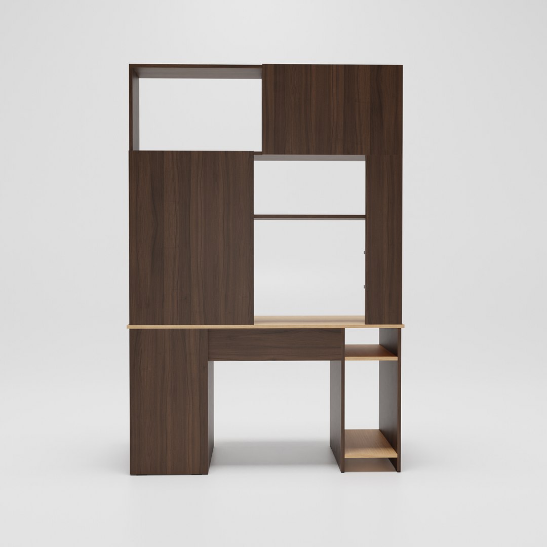 Computer Table Leon 3D Model - TurboSquid 1748470