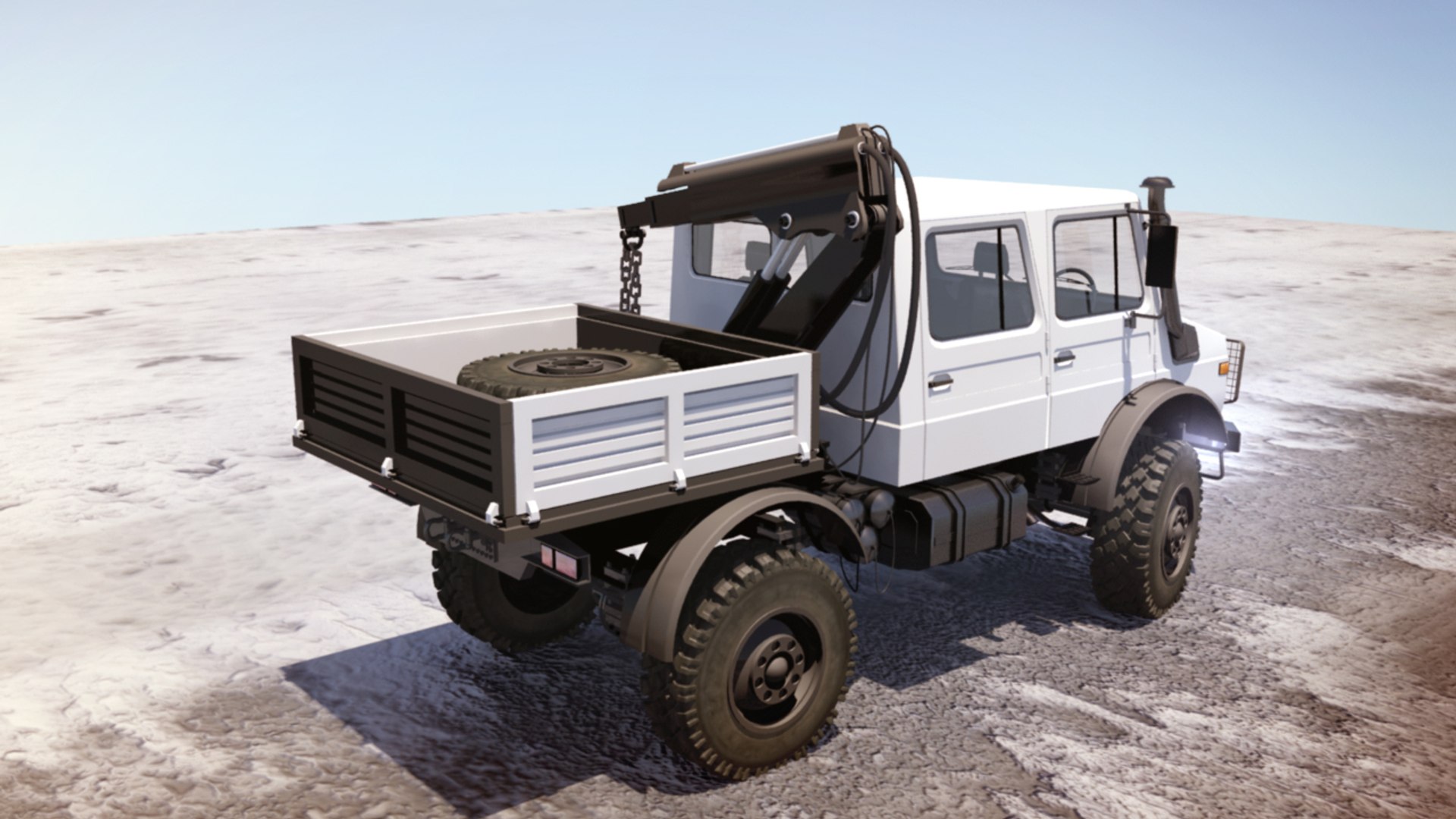 Unimog Utility Vehicle 3ds