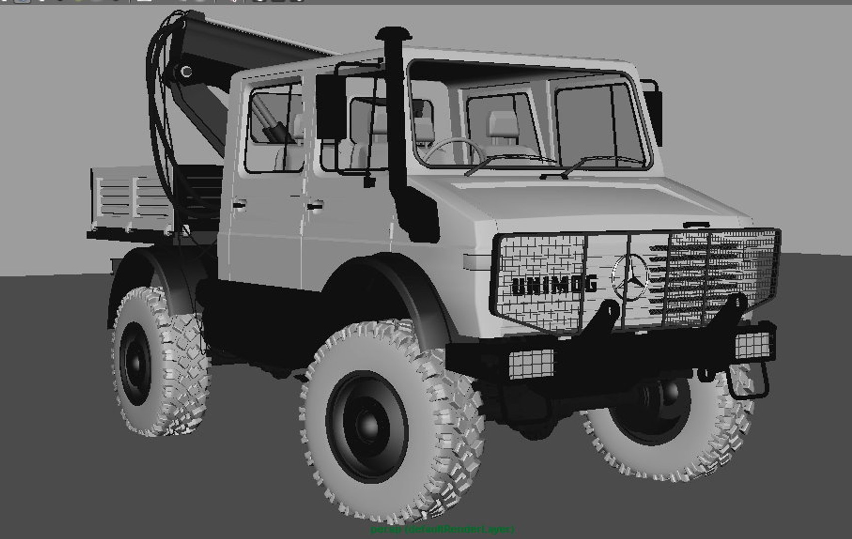 Unimog Utility Vehicle 3ds