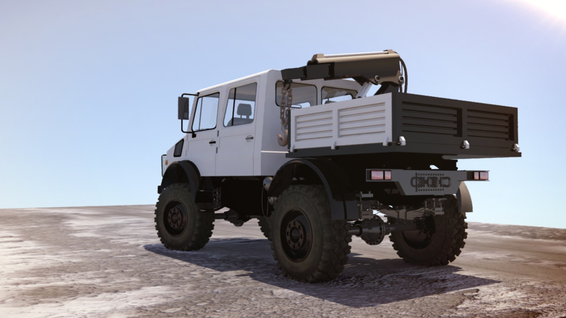 Unimog Utility Vehicle 3ds