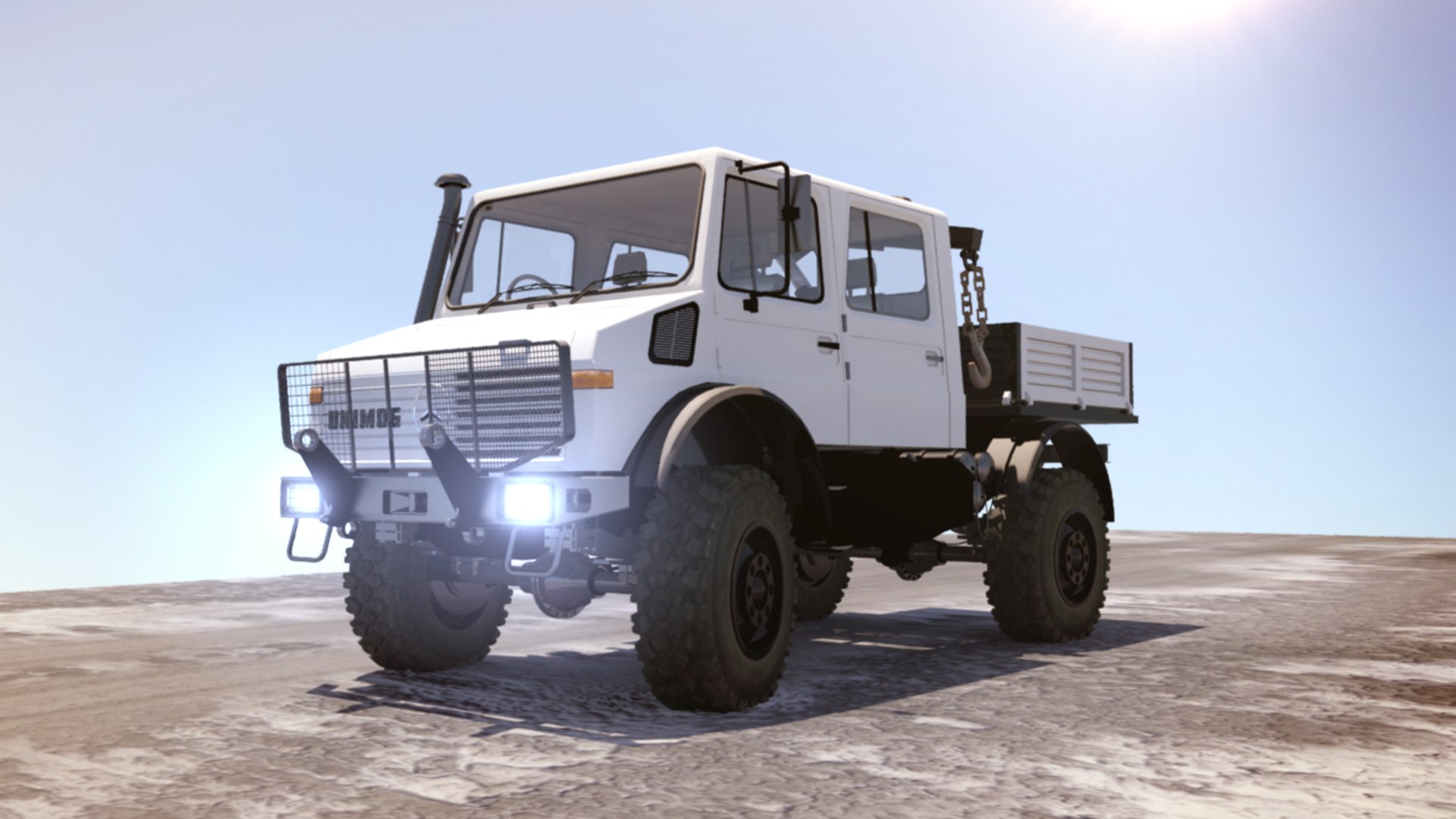Unimog Utility Vehicle 3ds