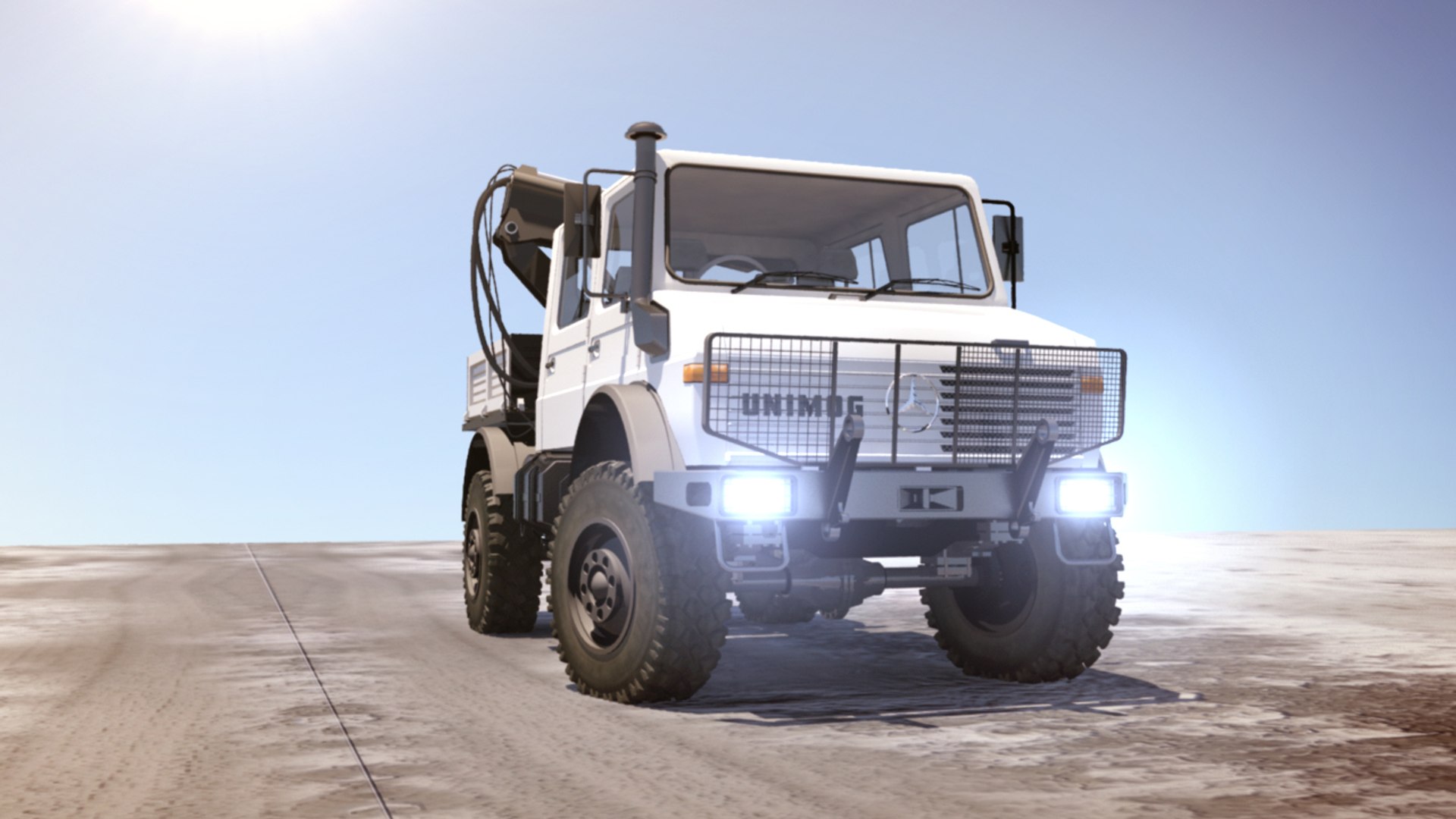 Unimog Utility Vehicle 3ds