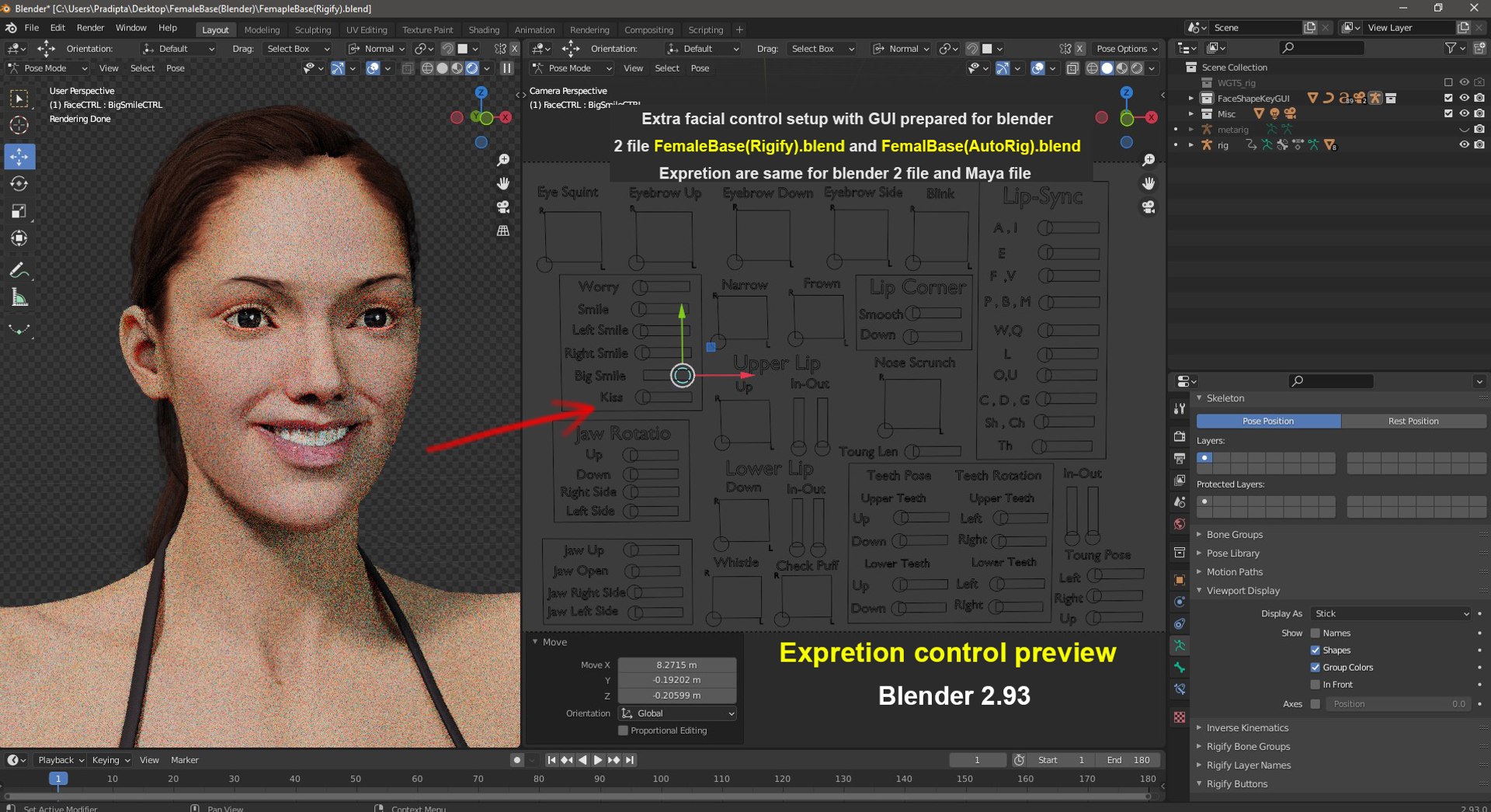 Female Full Body Rig model - TurboSquid 1781063