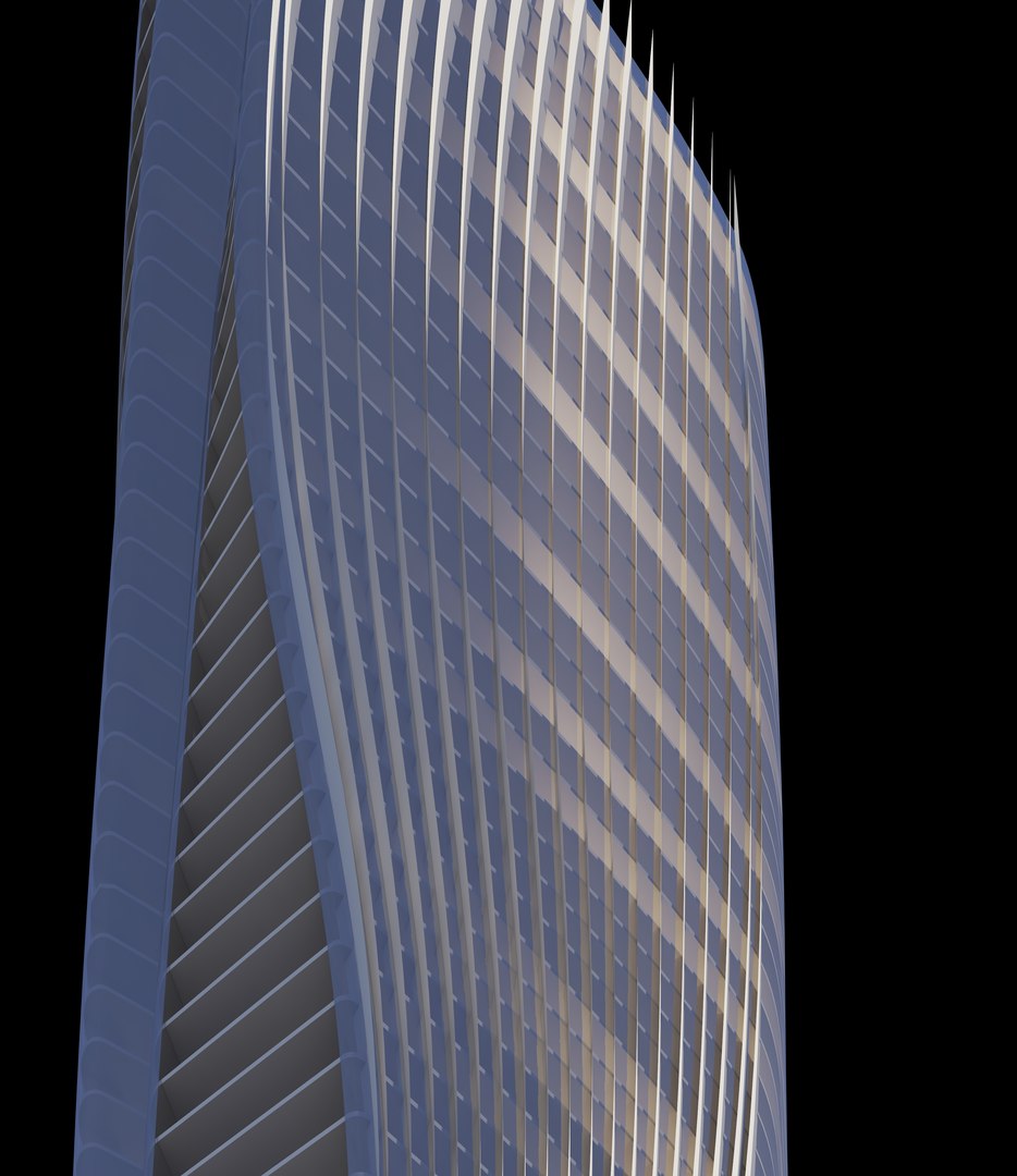 Modern Skyscraper 3D Model - TurboSquid 1847685