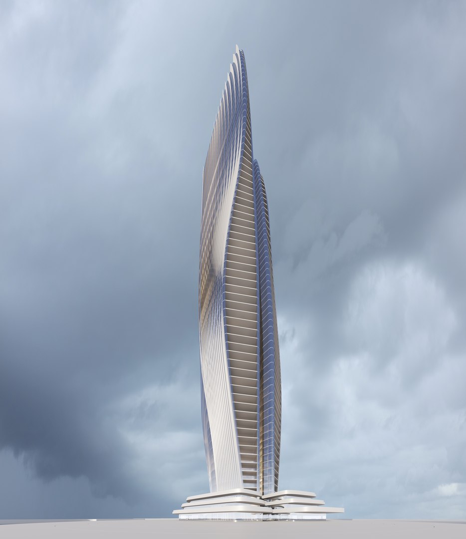 Modern Skyscraper 3D Model - TurboSquid 1847685