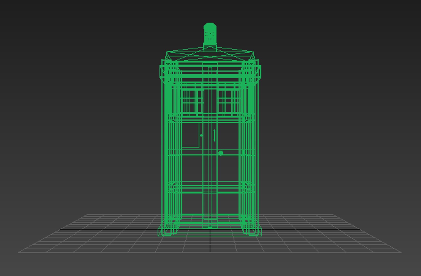 3d model of tardis