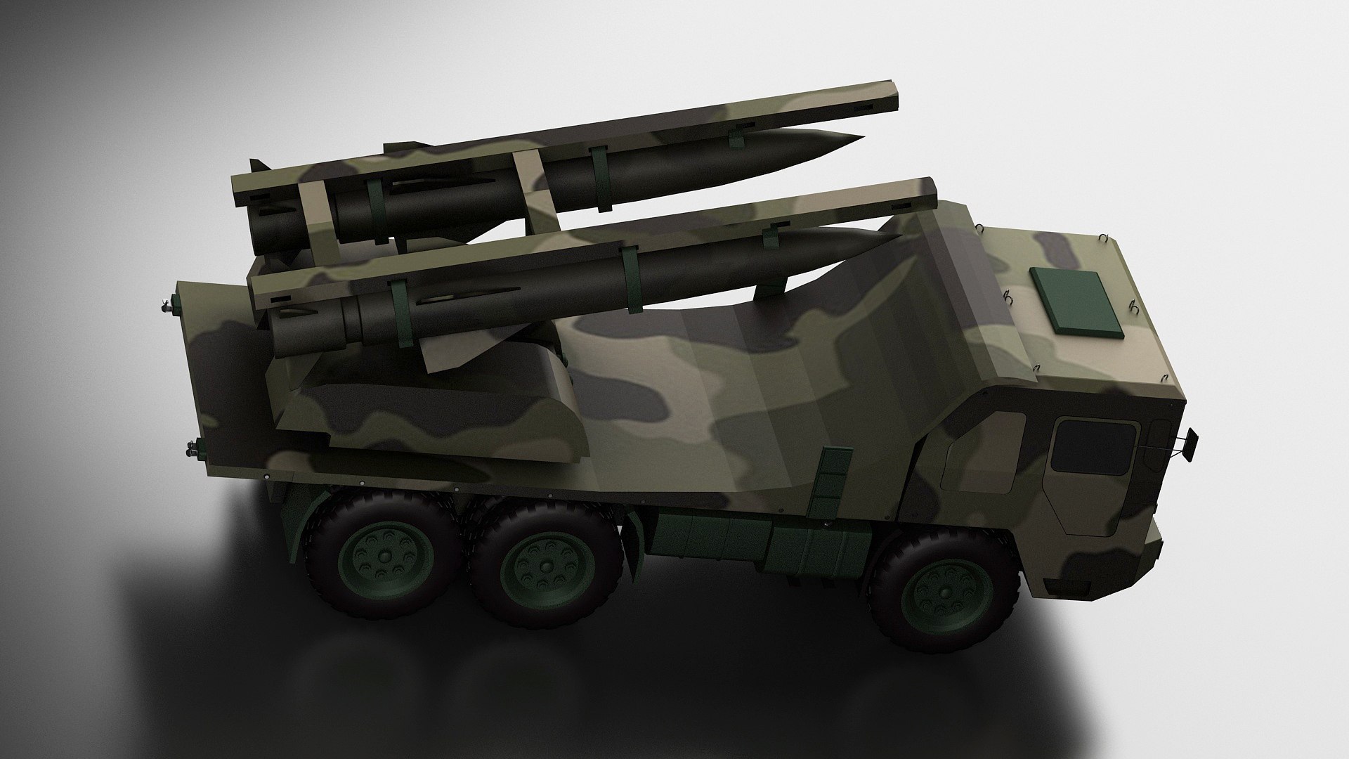 Missile Launch Vehicles Anti-aircraft Forces 3D Model - TurboSquid 2242870