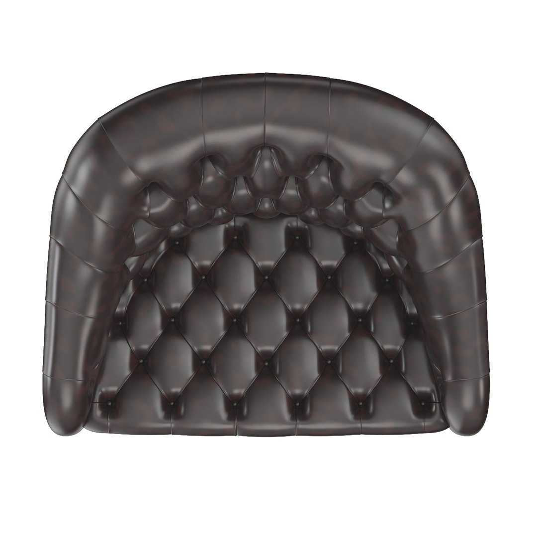 Ward Bennett Button Tufted Sofa 1970s Model - TurboSquid 2085862