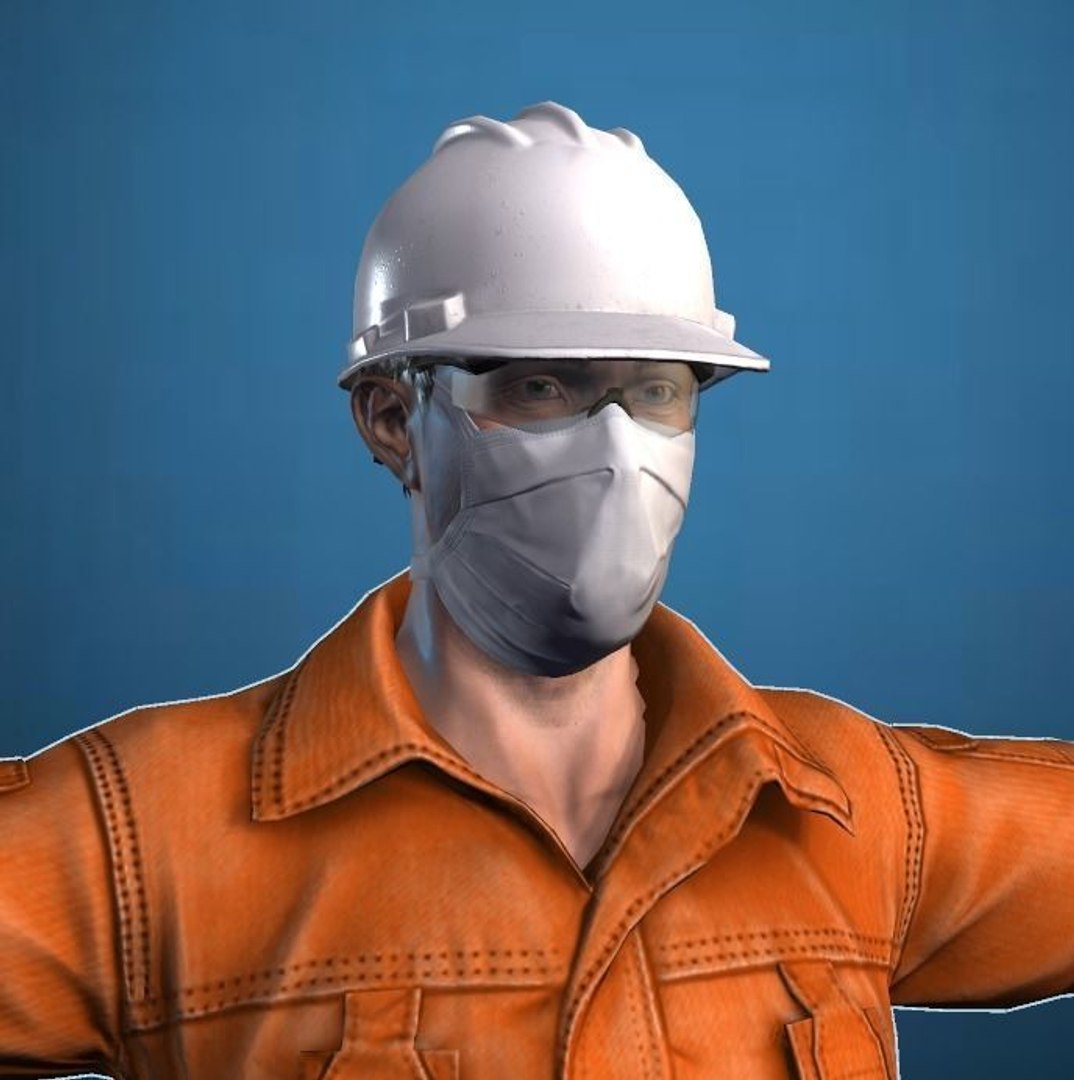 Construction worker Character Pack RIGGED ANIMATED 3D model ...