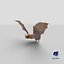 Flying Bat 3d Model