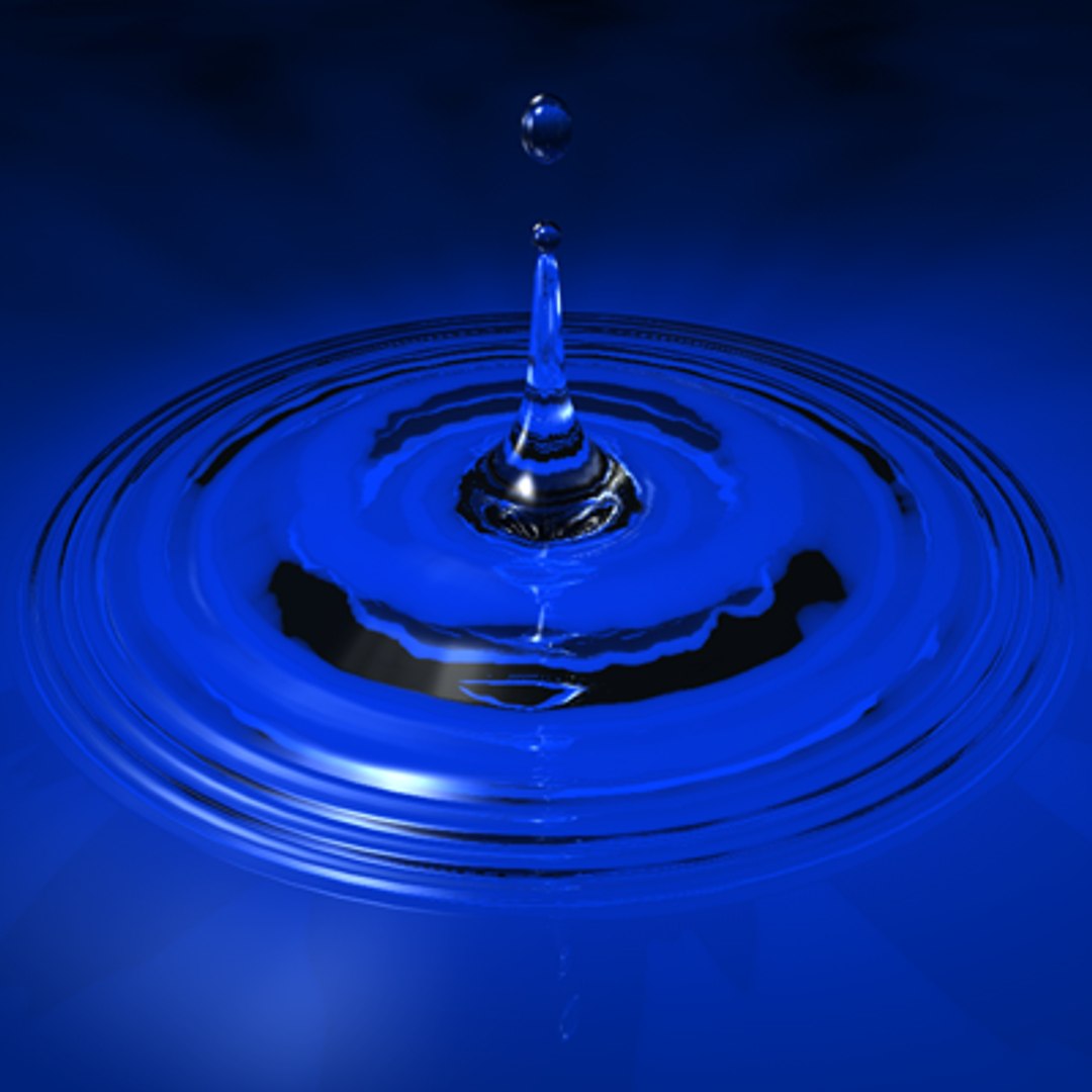 Water Drop 3d Model