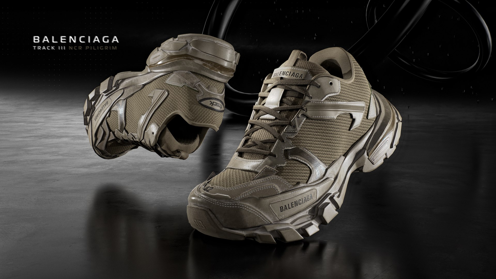 BALENCIAGA TRACK 3 NCR PILIGRIM STELL GARMENT 3D - TurboSquid 2250775