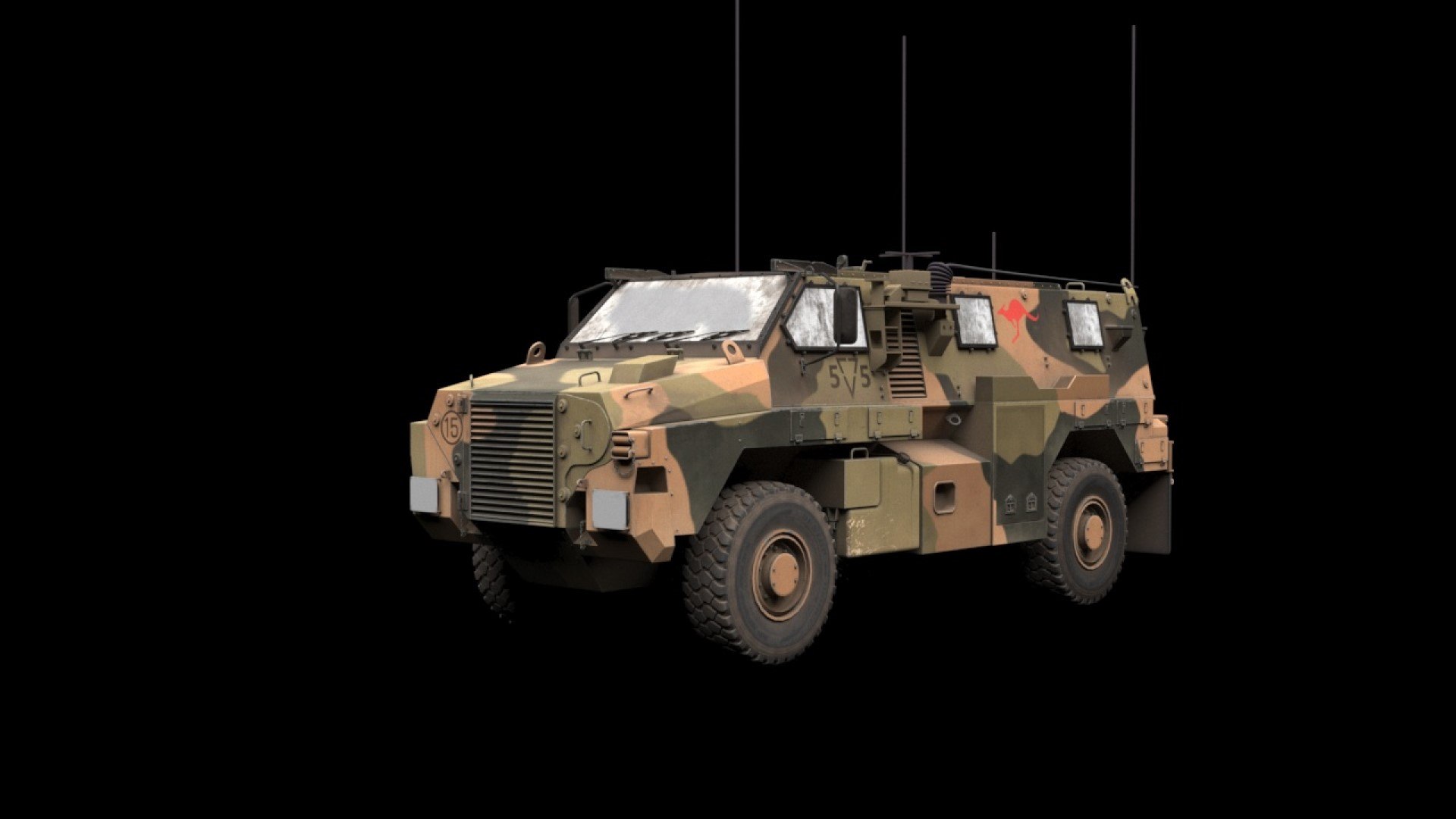 3D model Bushmaster PMV Communications Variant - TurboSquid 2028209