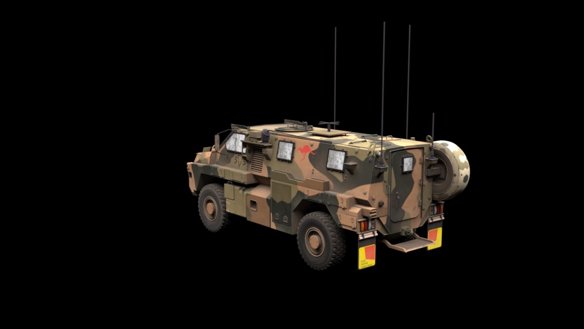 3D Model Bushmaster PMV Communications Variant - TurboSquid 2028209