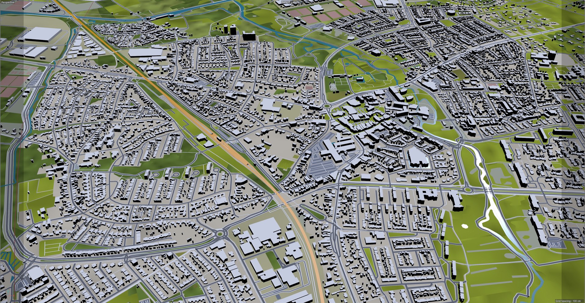 City area building model - TurboSquid 1617821