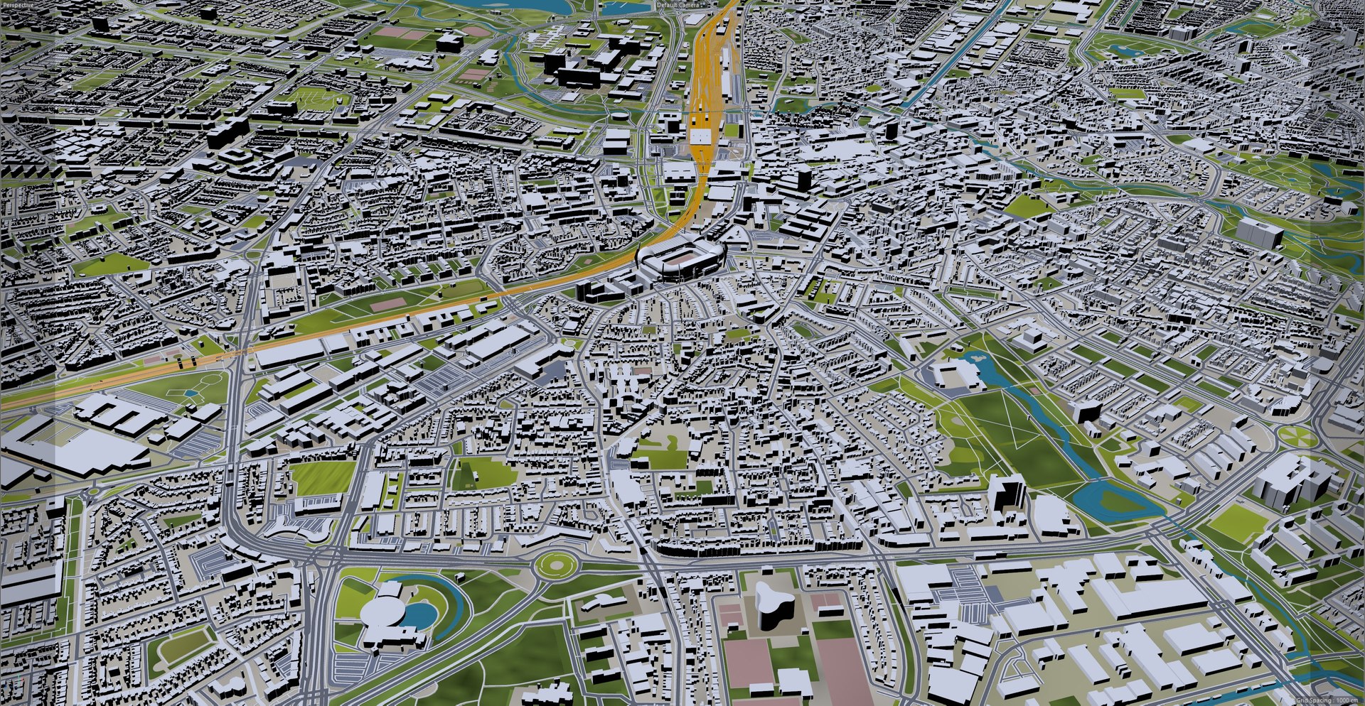 City area building model - TurboSquid 1617821