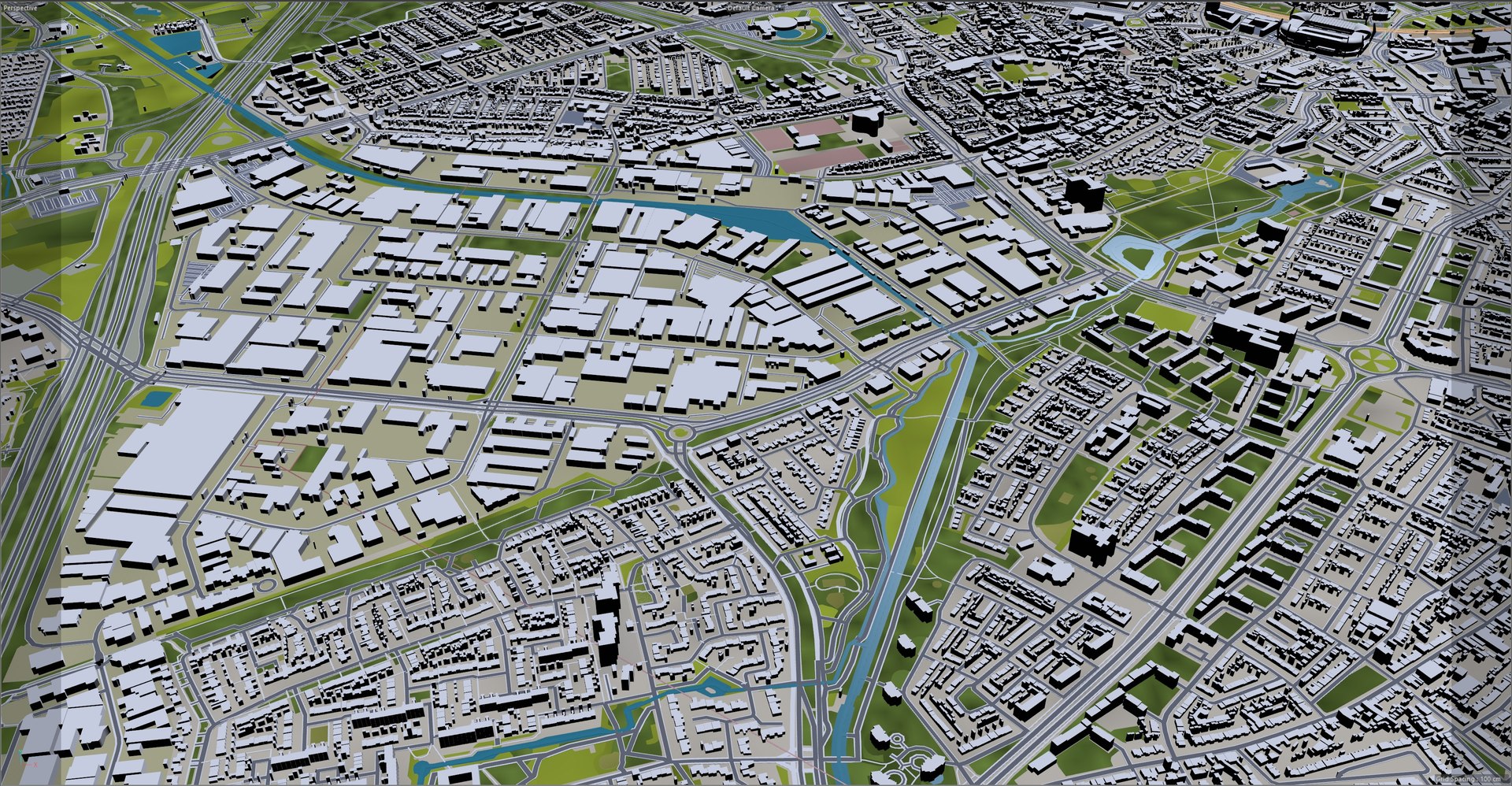 City area building model - TurboSquid 1617821