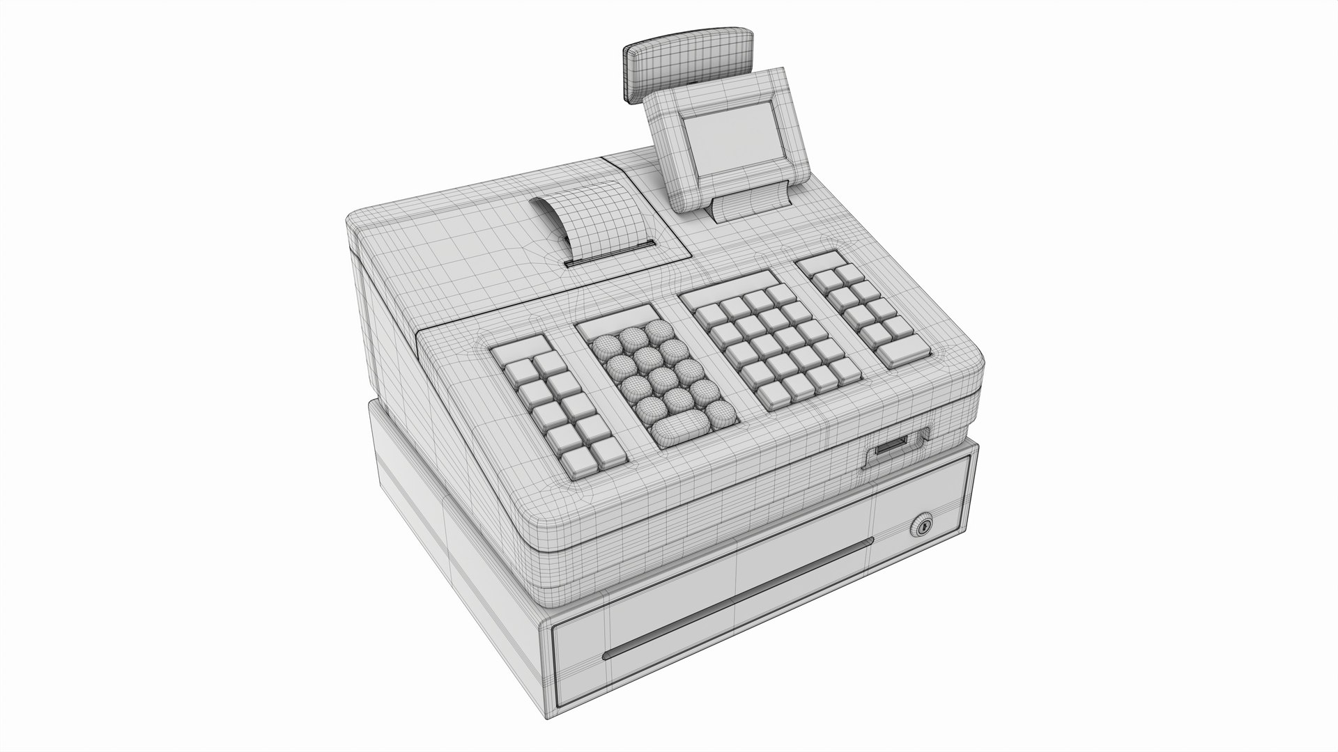 3D Electronic Cash Register - TurboSquid 2201794