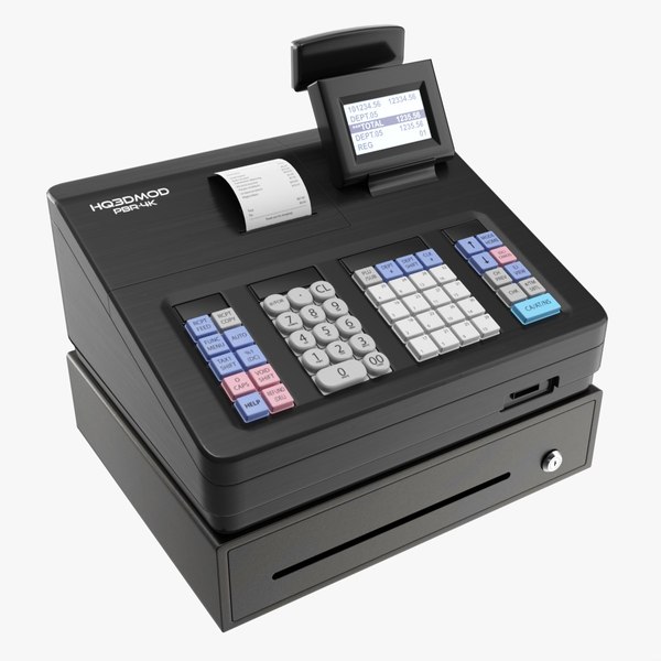 Cash Register Blender Models for Download | TurboSquid