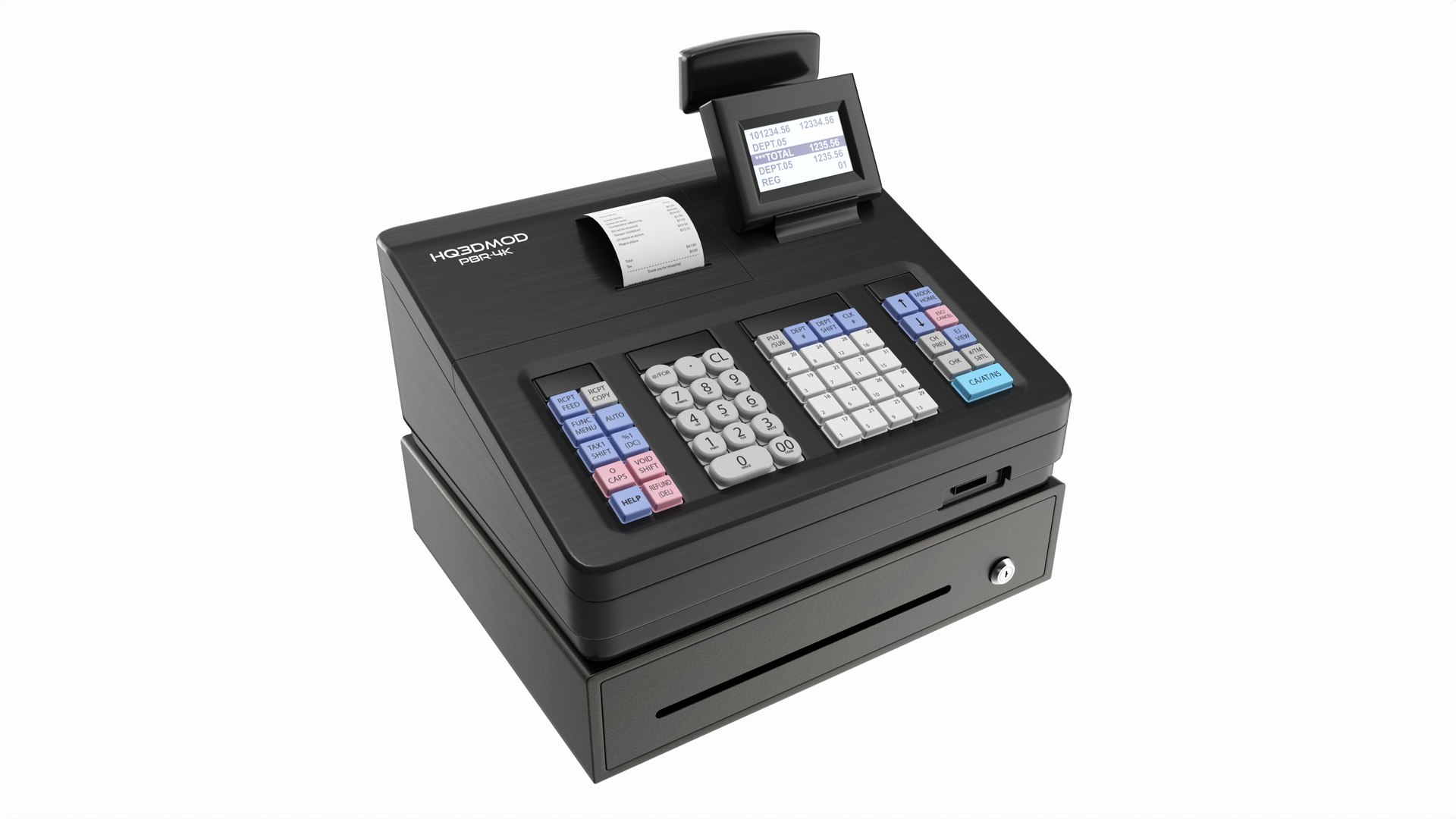 3D Electronic Cash Register - TurboSquid 2201794