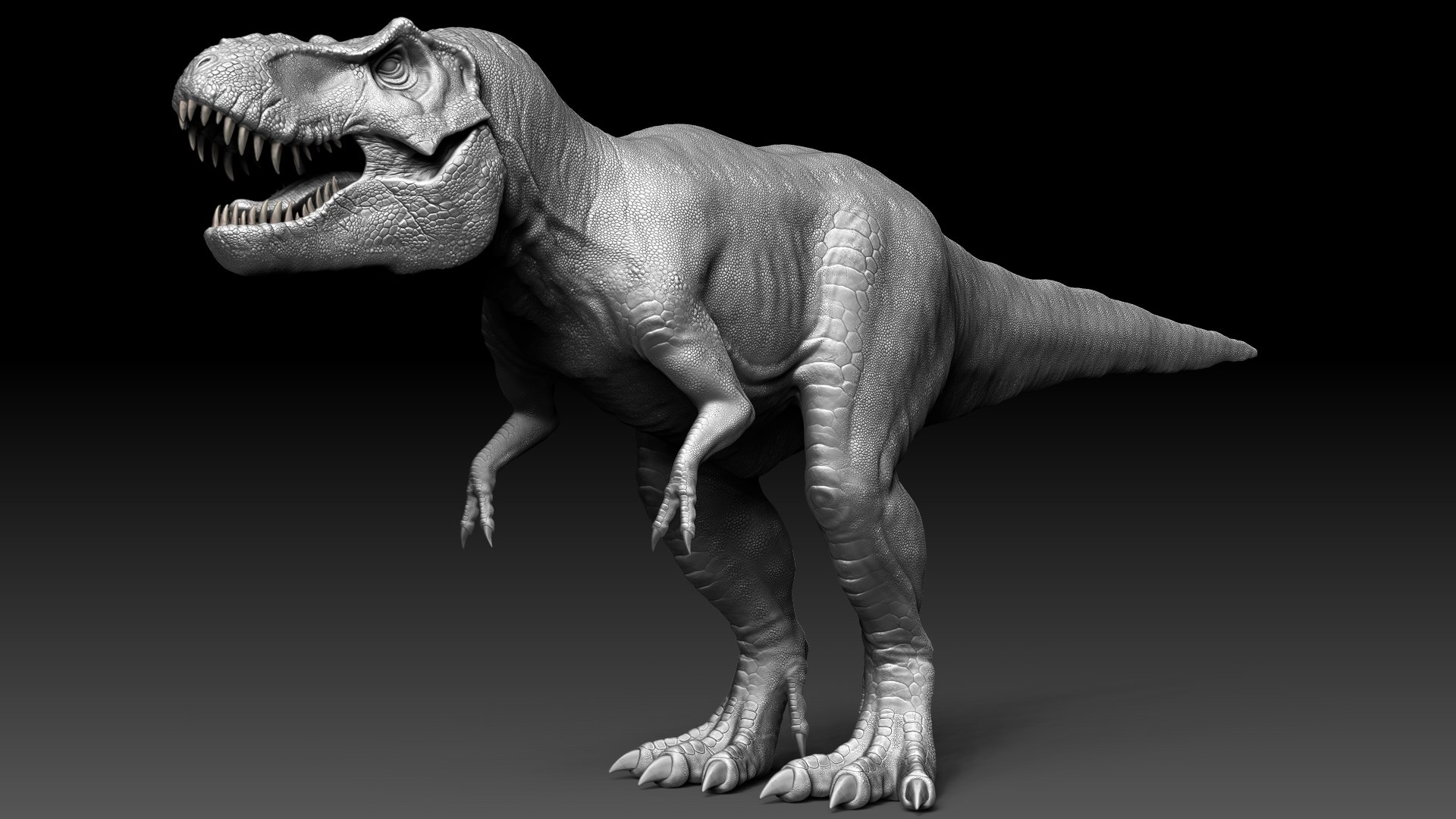 Tyrannosaurus Rex Stan Sculpt Project 3D Model - TurboSquid 2170872