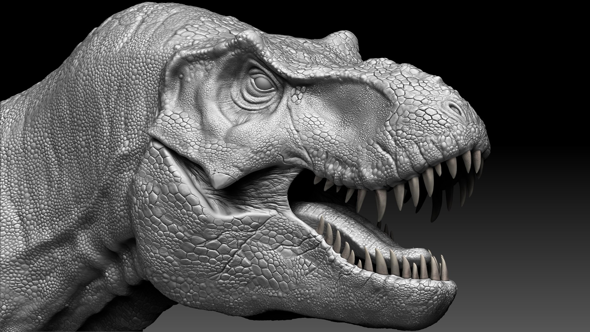 Tyrannosaurus Rex Stan Sculpt Project 3D Model - TurboSquid 2170872