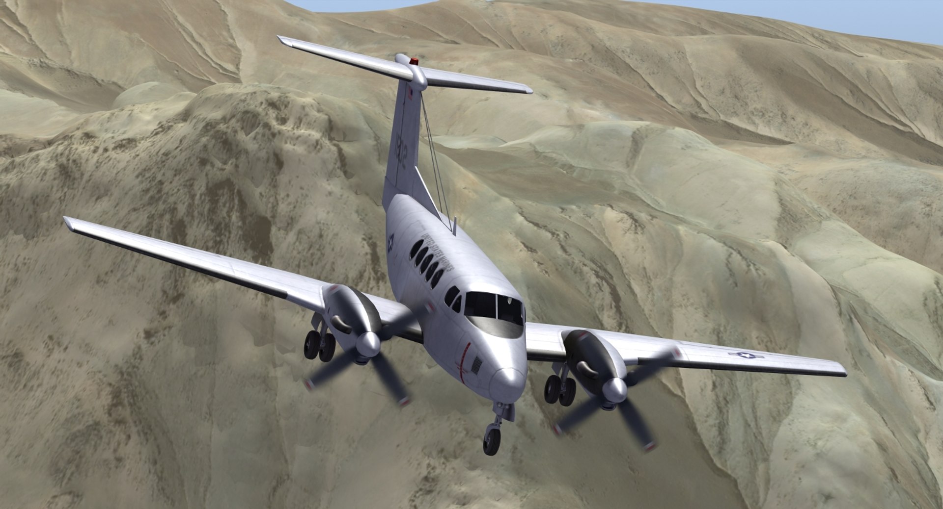 Beechcraft C12 Huron 3D Model - TurboSquid 1184051