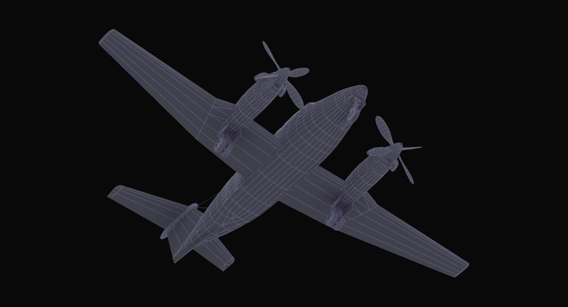 Beechcraft c12 huron 3D model - TurboSquid 1184051